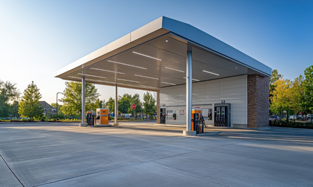 Gas Station Cleaning Fort Wayne and South Michigan | Westfall Power Washing
